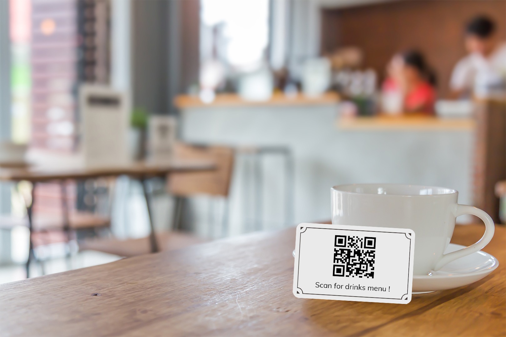 Create and print your own QR code card for your bar or restaurant - Badgy